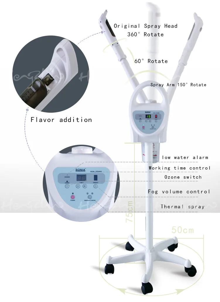 H1106 Hot Spray Ozone Facial Steamer Device Beauty Tools Wholesalers ...