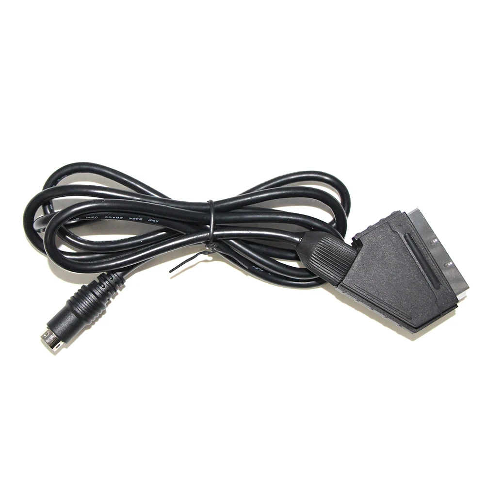 Rgb/rgbs 21pin 20pin Braiding And Sheilding Gold Tv Box Sega Md2 Gam 2m ...