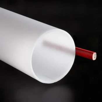 White Opal Acrylic Tube Translucent White Plastic Pipe 6inch Perspex ...