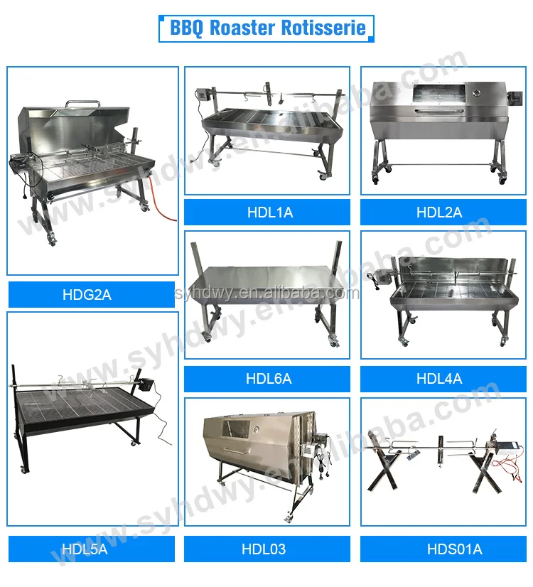 Stainless Steel Spit Roaster with Infrared Burners