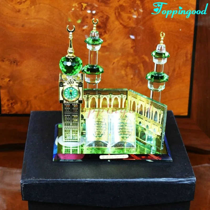 2018 Crystal Madina Mosque Model for Islamic Decoration