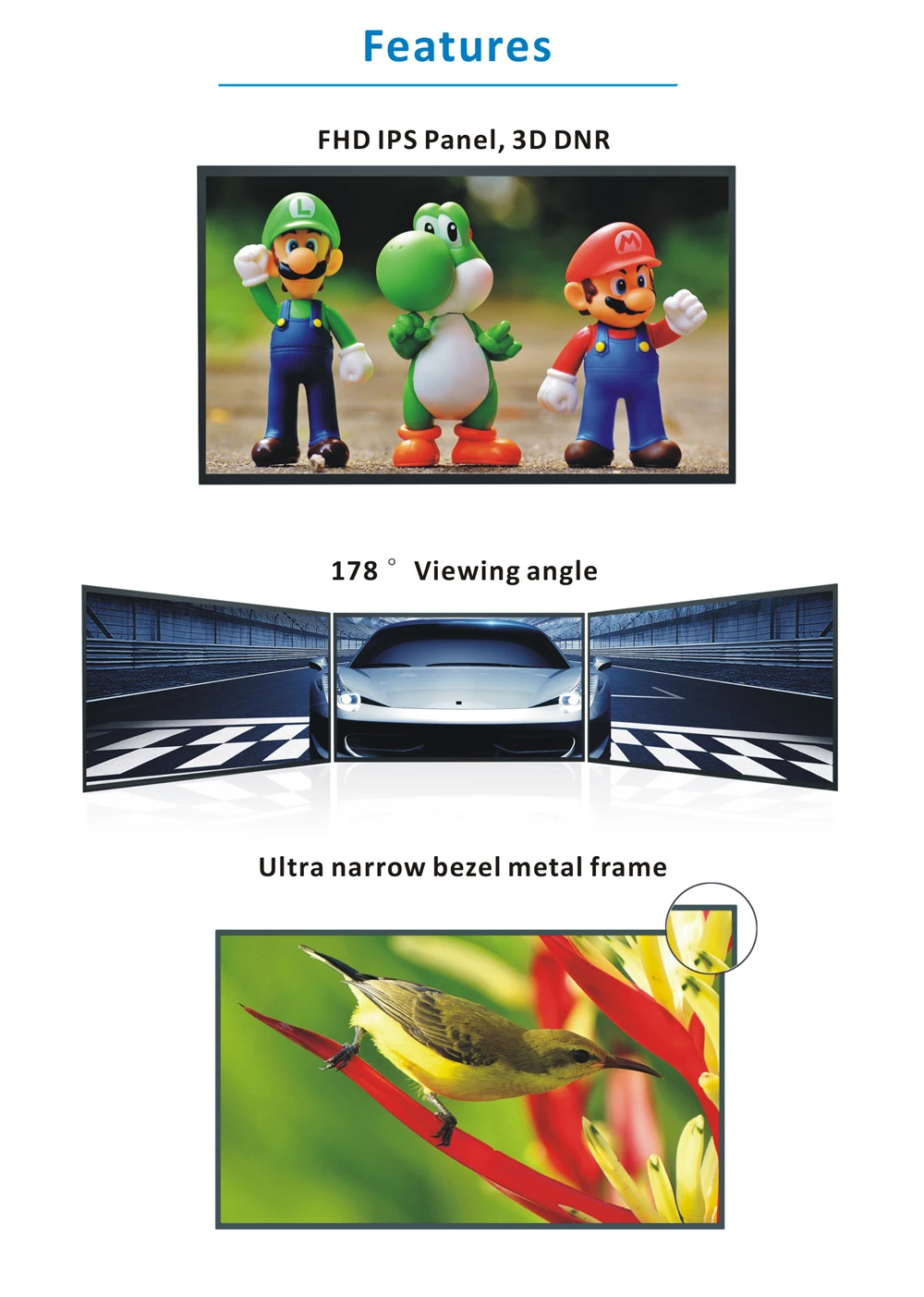 Industrial Level 32 Inch Bnc Cctv Lcd Monitor With Av Input Lcd Cctv ...