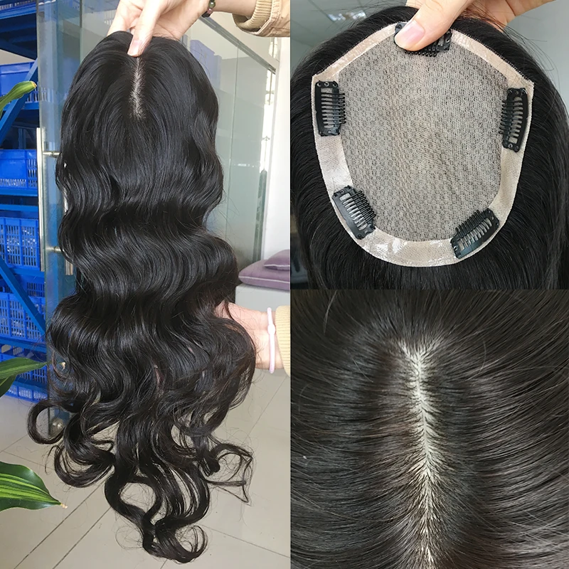 Beauty Girl Real Silk Base Toupee - Natural Look for Baldness