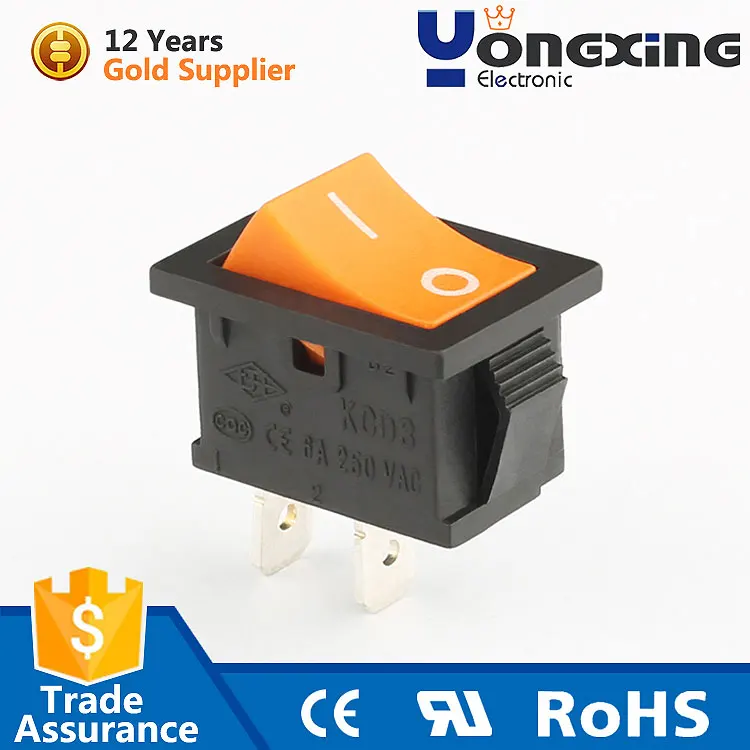 Enec On/off 1e4 T85 6a 10a 250vac 2 Pin Spst Mini T105 Rocker Switch