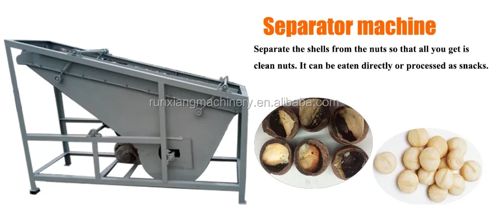 Macadamia Nut Cracker Shelling Peeling Machine - High Efficiency