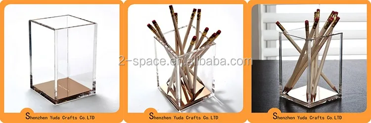 Office Stationery Display Transparent Single Pen Display Block Solid ...