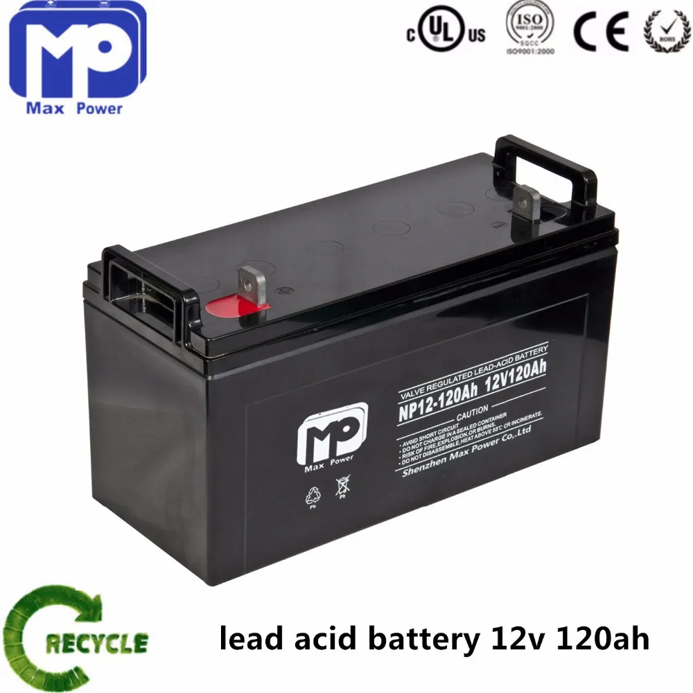 12v 120ah Deep Cycle Vrla Lead Acid Battery For Electric Vehicle - Buy ...