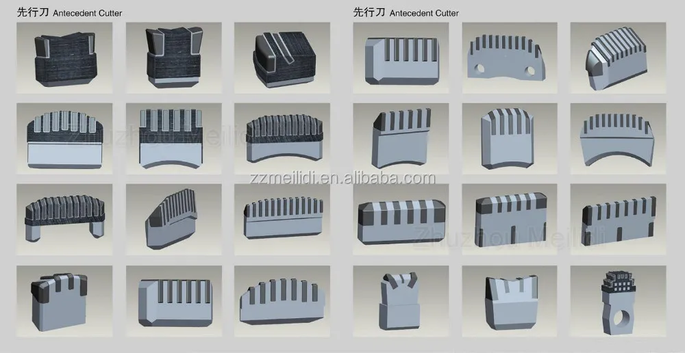 Superior Wear Resistance Tbm Cutting Tools Cemented Tungsten Carbide ...
