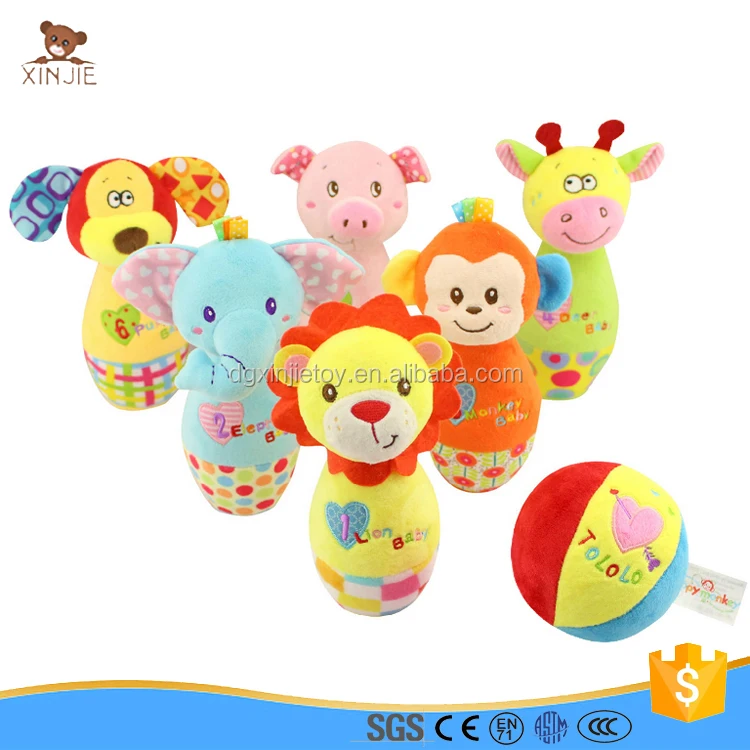Customize Animal Shape Plush Bowling Toy For Baby - Buy Funny Plush ...