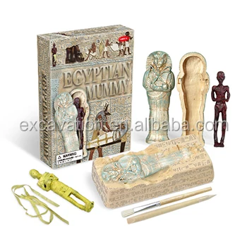 Toys Learning Ancient Egyptian Mummy Dig & Diy Kit,Fossil Excavation ...