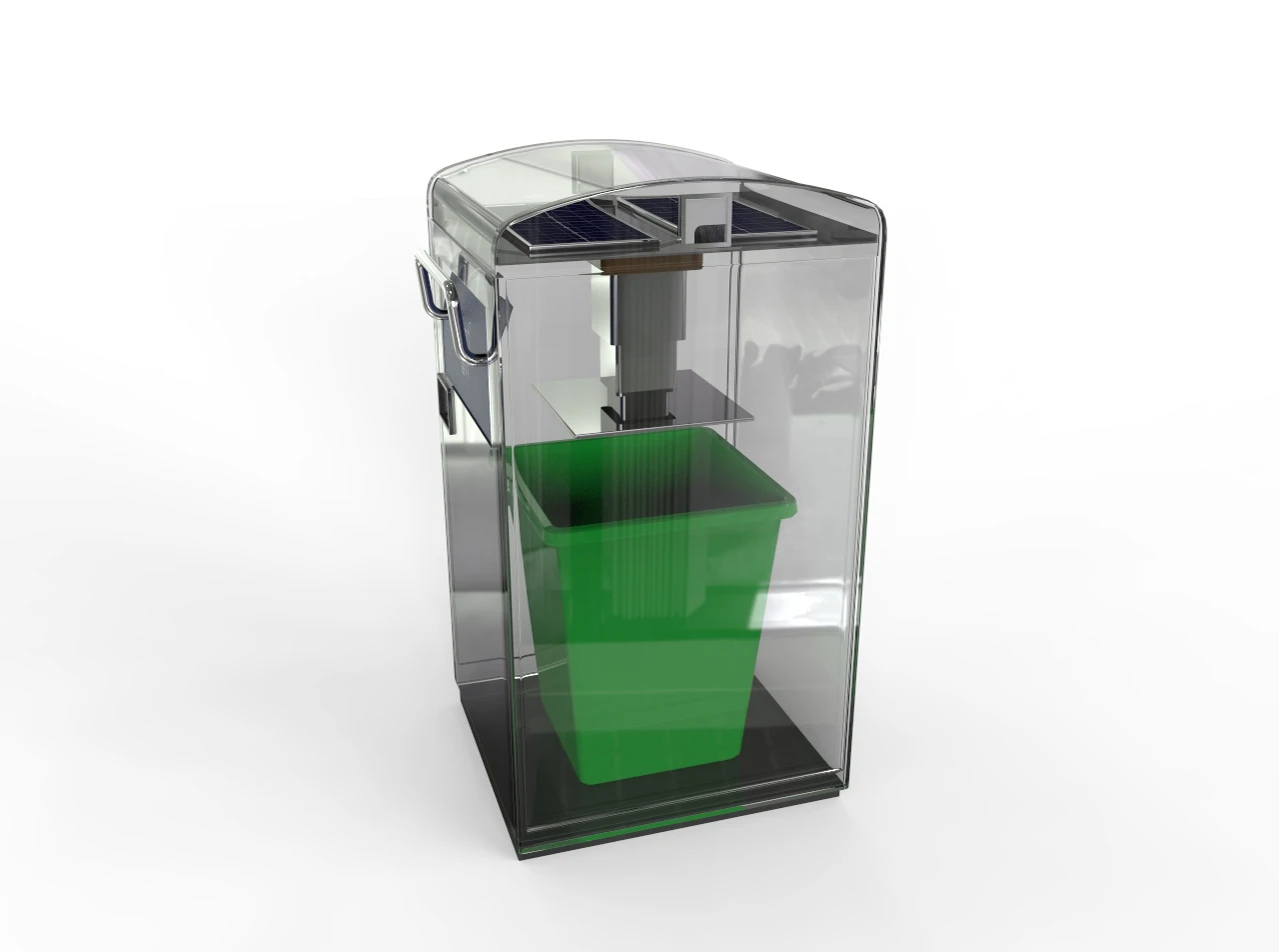 Smart Dustbin with Compression - Best for Outdoor Recycling