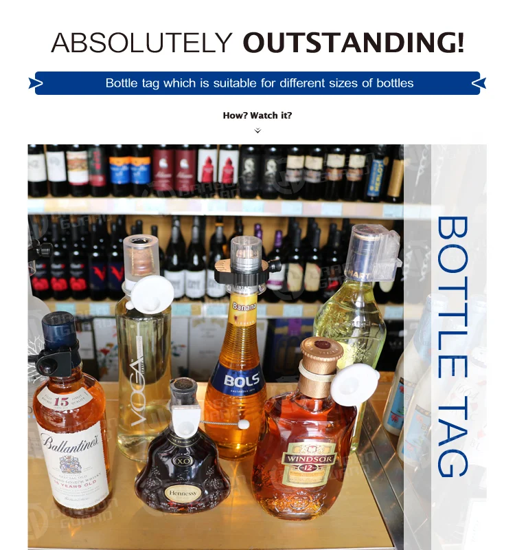 Eas Bottle Buckle Anti-theft Magnetic Am Bottle Tag With Lanyard ...