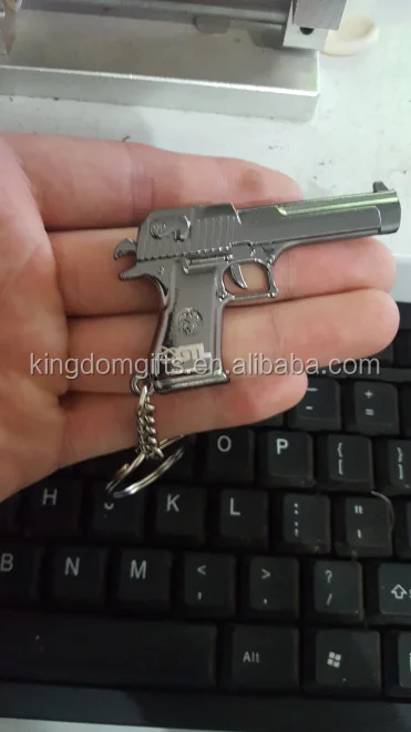 Wholesale Cooling Laser Engraving Metal Gun Keychains - Buy Metal Gun ...