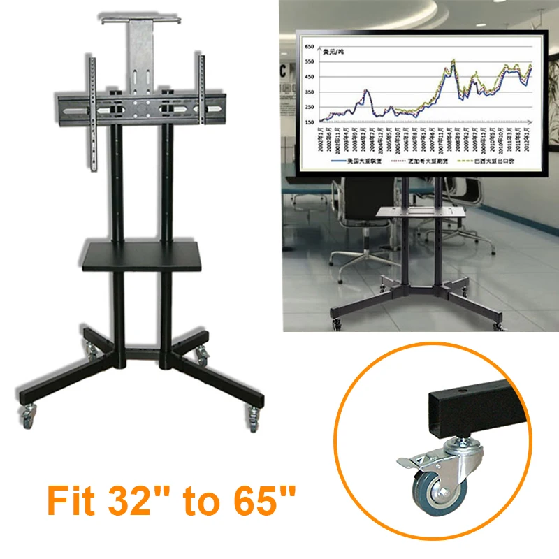 Mobile Vertical Rotating Table Mount Rotation Movable Floor Standing ...
