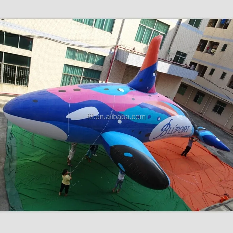 Big Inflatable Orca Whale Inflatable Helium Orca Whale Balloon For ...