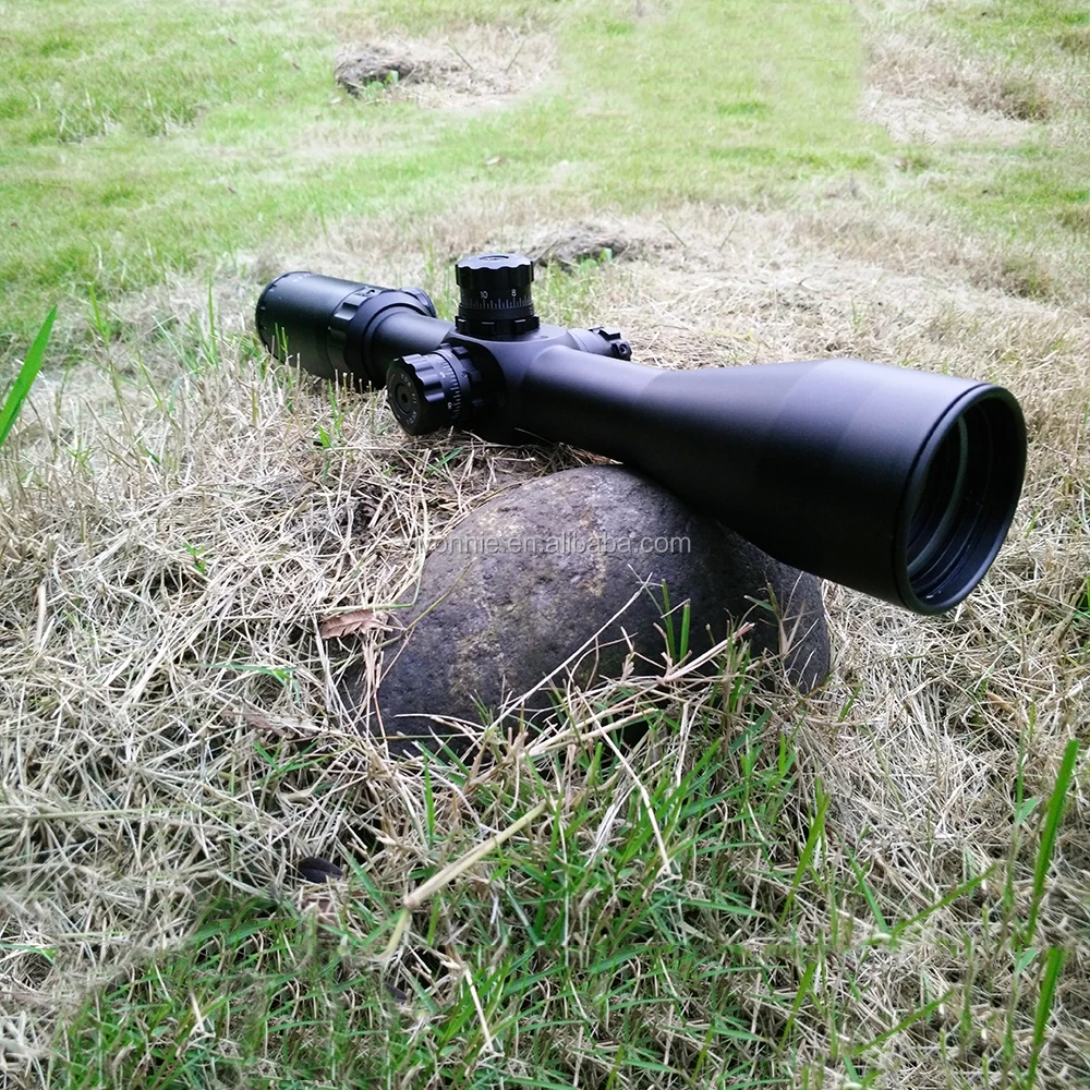 10x Zoom Etched Mil Green/ Red Dot Illuminated 2-20x44 Side Focus Rifle ...