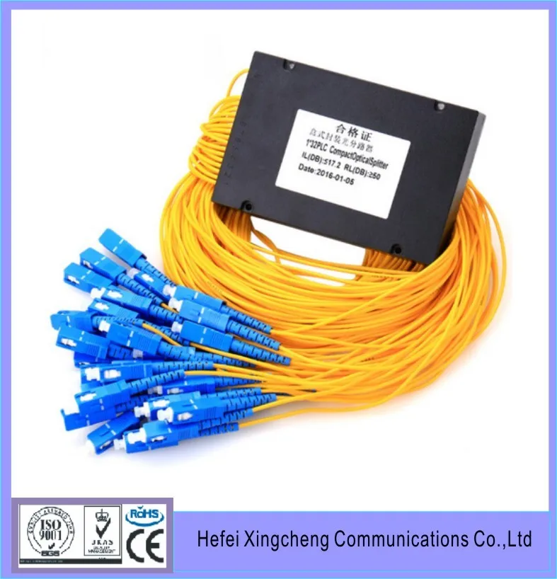 Gpong Epon Olt Splitter 1x32 Optical Fiber Plc Splitter Module With Fc ...