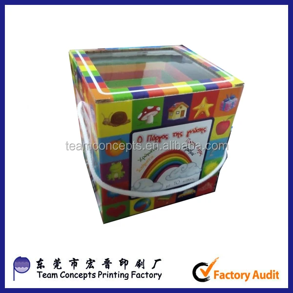 Decorative Education Toy Square Cardboard Children Nesting Boxes - Buy ...
