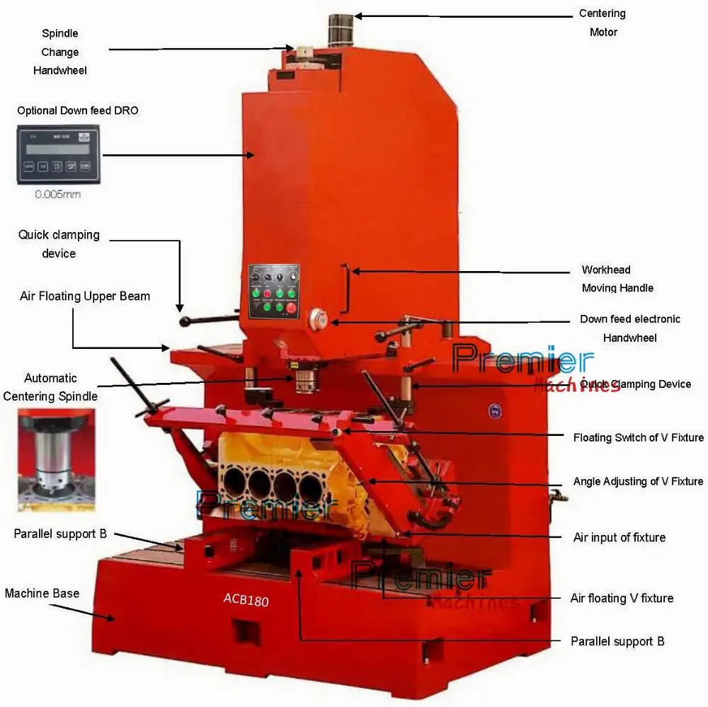 FT7 NEW Type Automatic Centering Cylinder Block Boring Machine