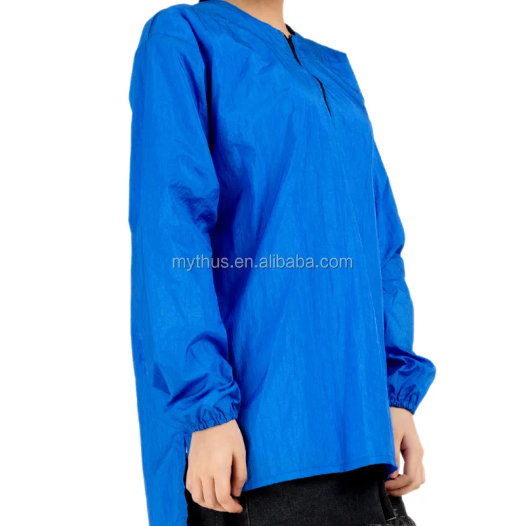 Pink Polyester Material Beauty Salon Work Smock Uniforms Waterproof ...