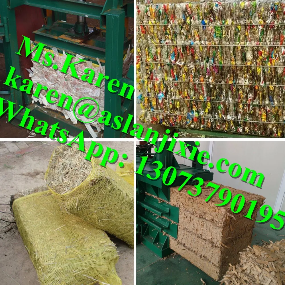 Waste Bale Press Machine / Multi Purpose Bailing Machine Price / Waste ...