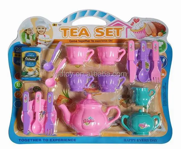 School Gilr Plastic Toy Tea Set,Funny Kitchen Tea Set Kids Toys For ...