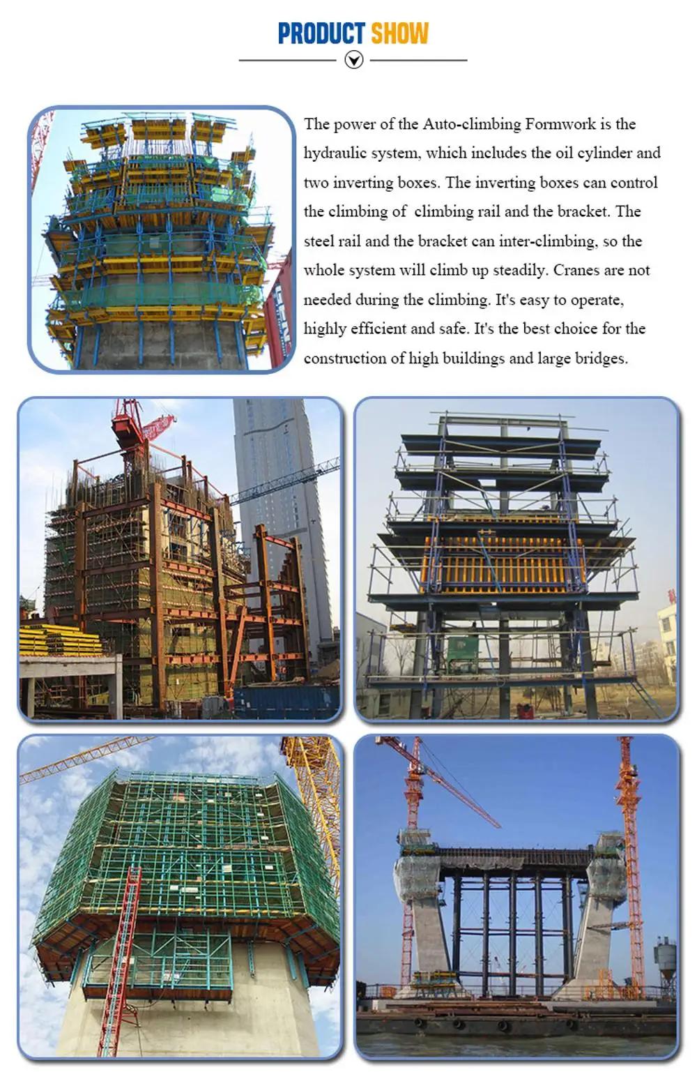 Climbing Form Climbing System Formwork - Buy Climbing Formwork,Climbing ...