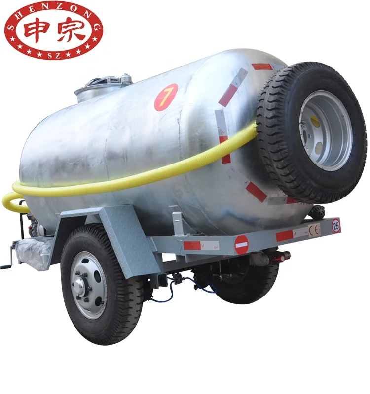 Mobile Small Farm Fuel Tank Trailer On Wheels - Buy Fuel Tank Trailer ...
