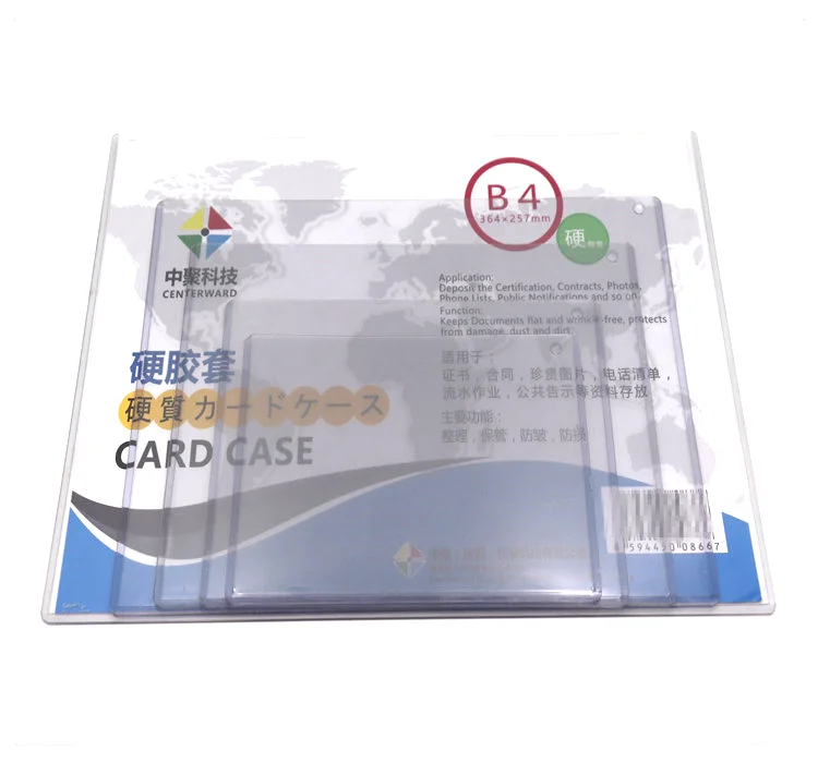 B8 To A3 Standard Size Pvc Hard Card Case - Buy Hard Card Case,Price ...