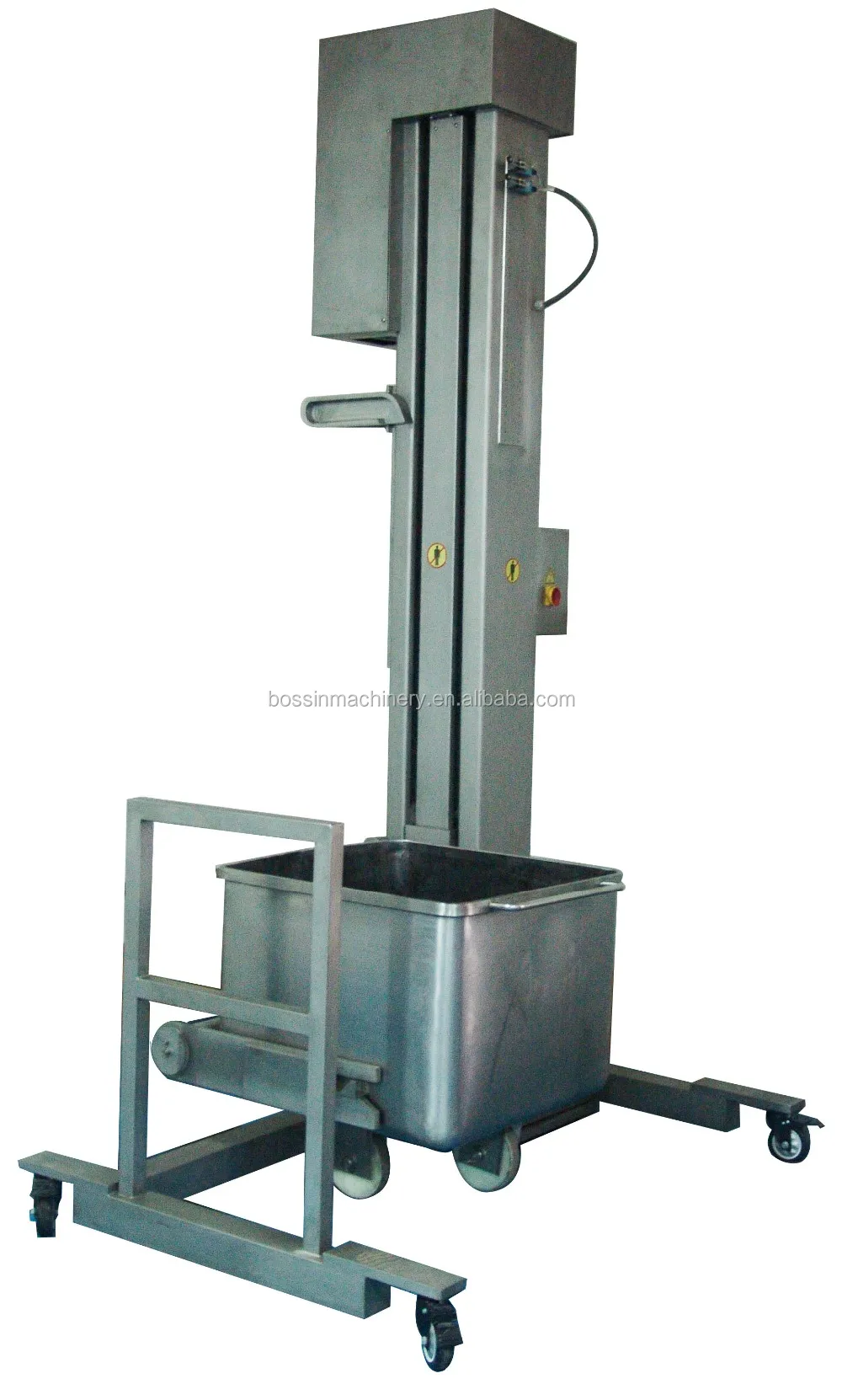ร้อนขายเนื้อถัง Lifter/โซ่ hoister สำหรับไส้กรอกทำ-อาหารเครื่องจักรอื่น ...
