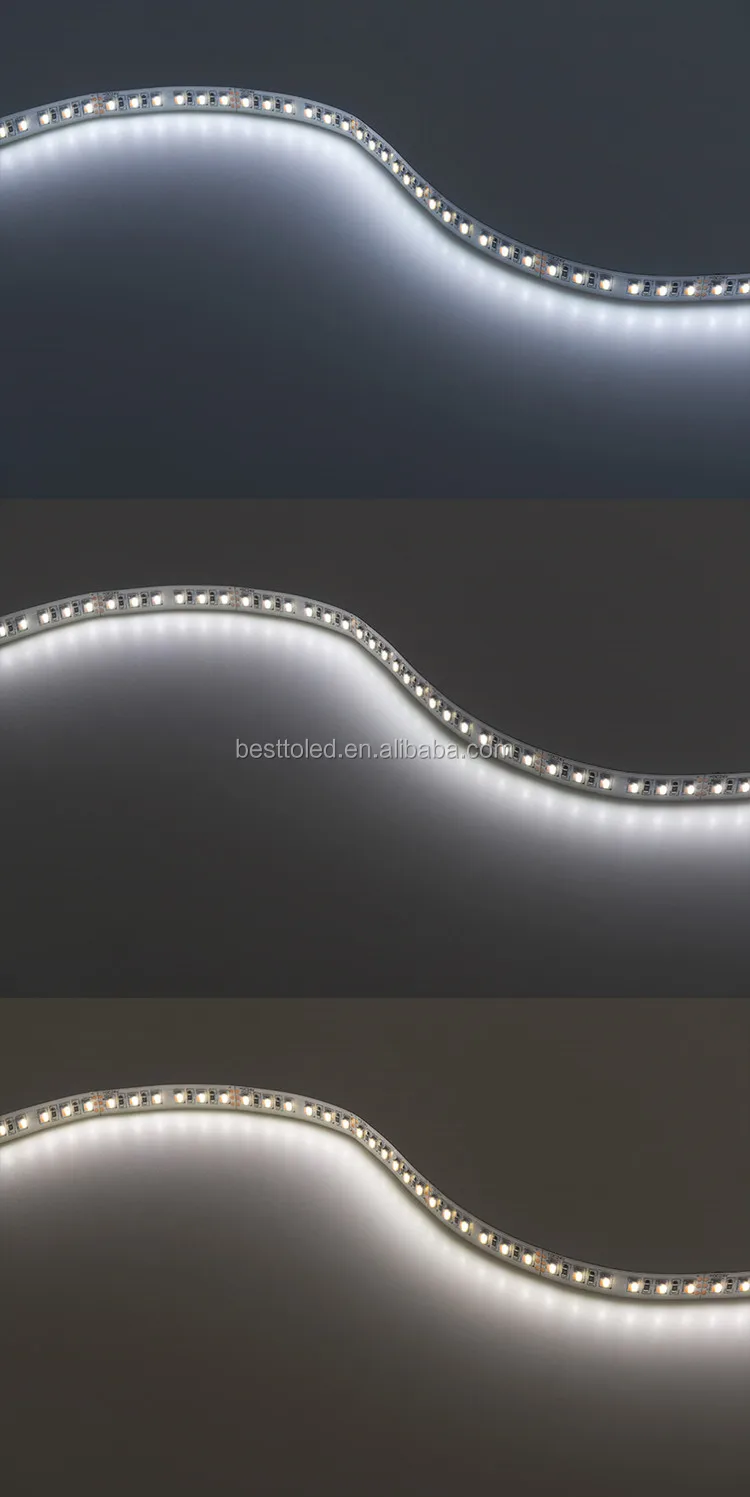 Double Color 24v Super Bright Tunable White Bicolor Led Strip With ...