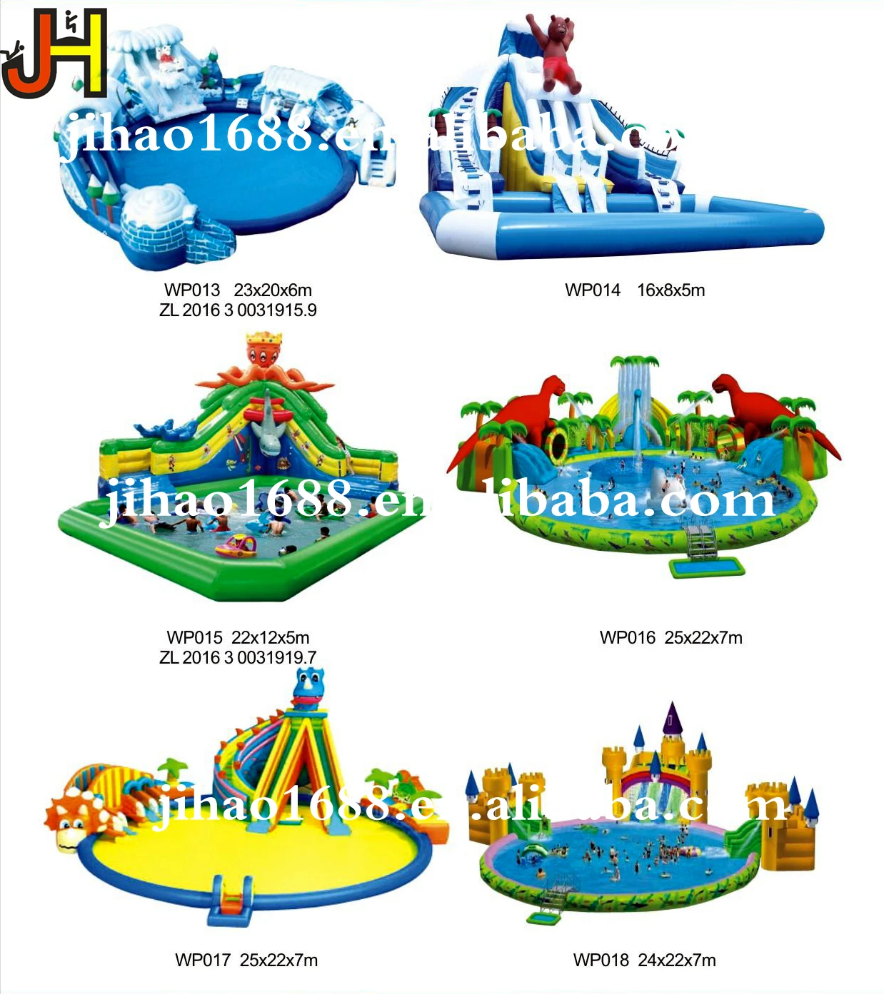 Inflatable Water Slide Pool Inflatable Pyramid Ladder Climbing Wall ...
