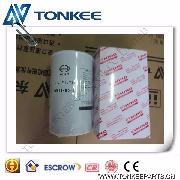 Hino 挖掘机 15613-e0120 机油滤清器柴油滤清器 Hino 机油滤清器 - Buy Hino 油过滤器，15613-e0120 ...