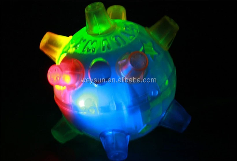 Led Dancing Ball Flashing Jumping Music Colorful Bounce Bouncing Dance ...
