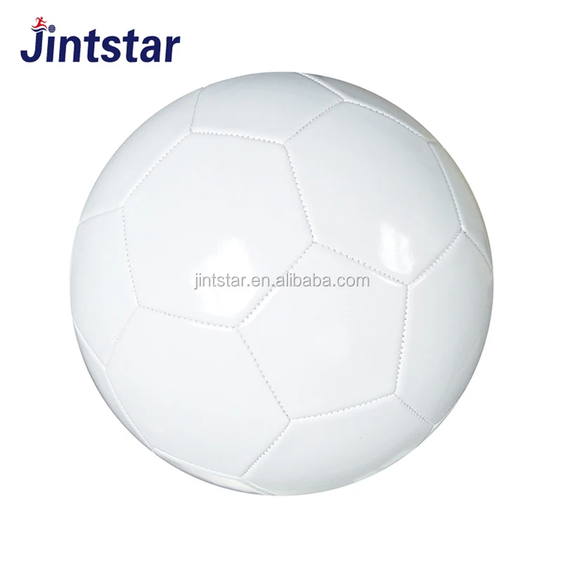 Promotional Inflatable Plain White Football Pvc Soccer Ball With High ...
