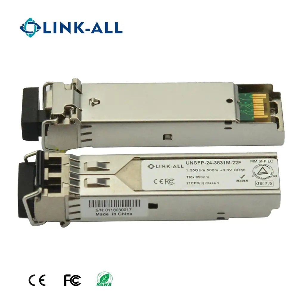 Link-all 1.25g Sfp Module Mm 850nm 500m - Buy 1.25g 850nm 500m Sfp ...