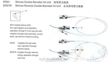 Cannulas/simcoe Reverse Double-barreled I/a Unit Irrigating Vectis Air ...