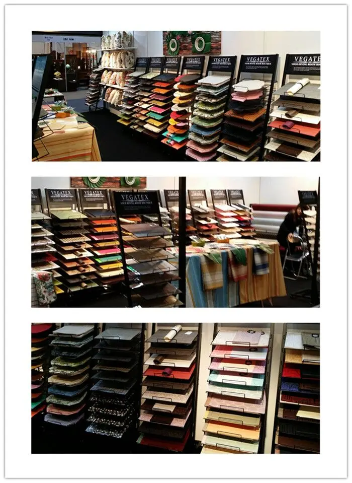 Floor Standing Retail Store Metal Stand Carpet Sample Display Rack ...