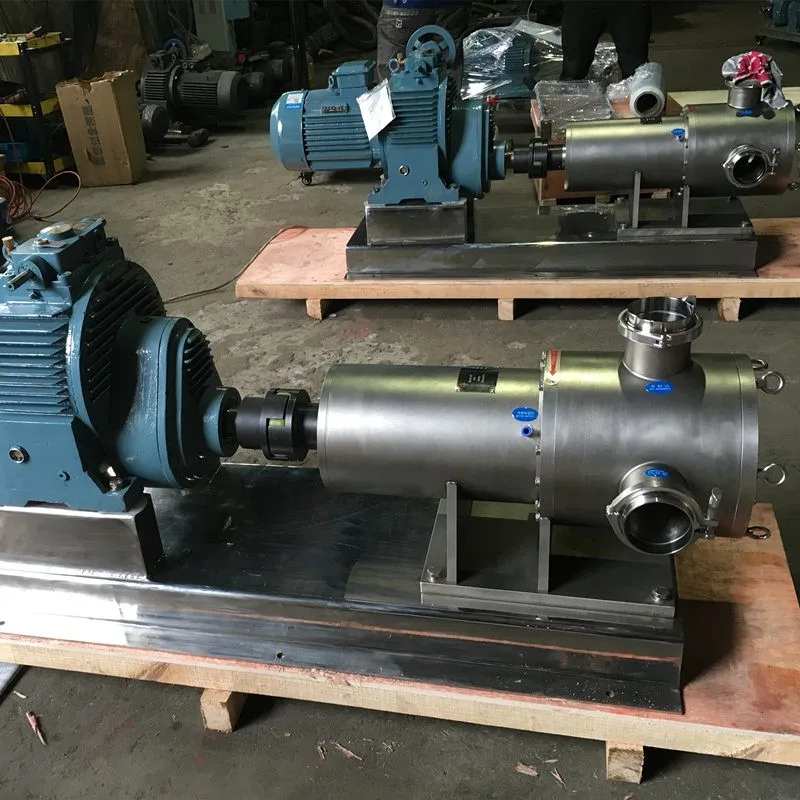 Sanitary Stainless Sine Pump For Feeding High Viscosity Liquid Positive ...