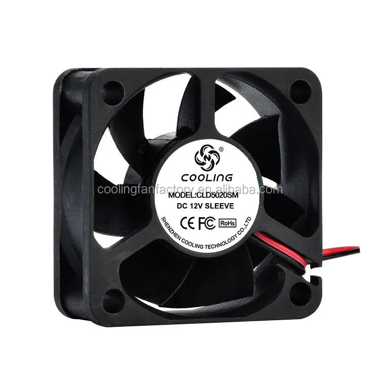 DC Brushless Cooling Fan 50x50x20mm 5020 12V 24V Small Plastic Electric ...