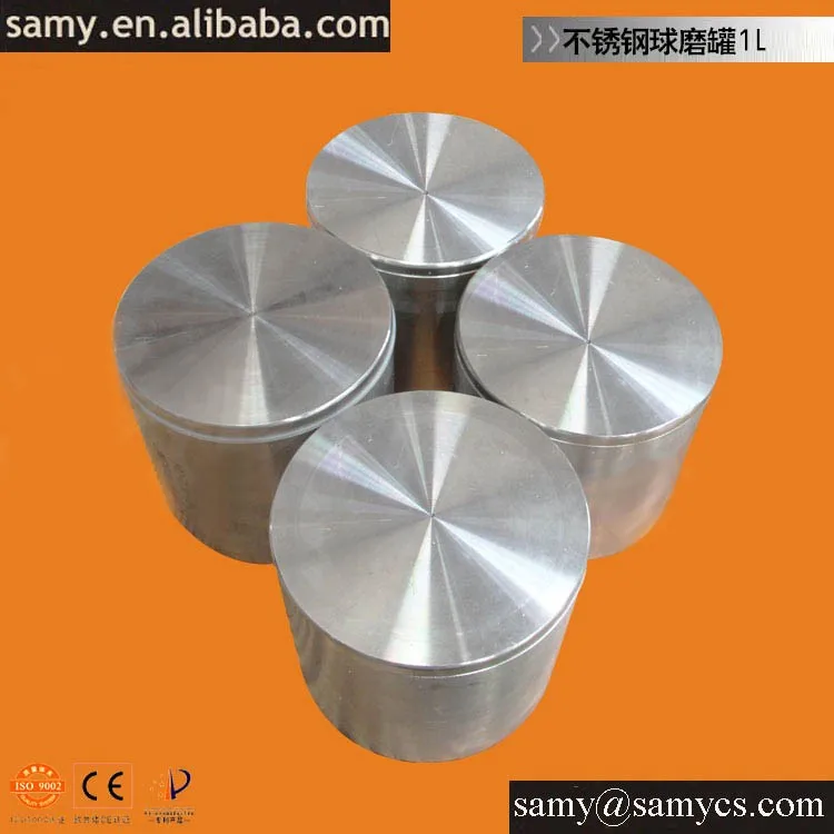 10l Solution Stainless Steel Ball Mill Jars Including Grinding Balls ...