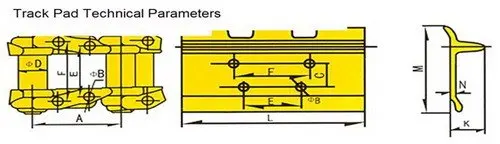 Sell D65e-12 Single Grouser Track Shoe 600mm 14mm,Dozer Track Shoes ...