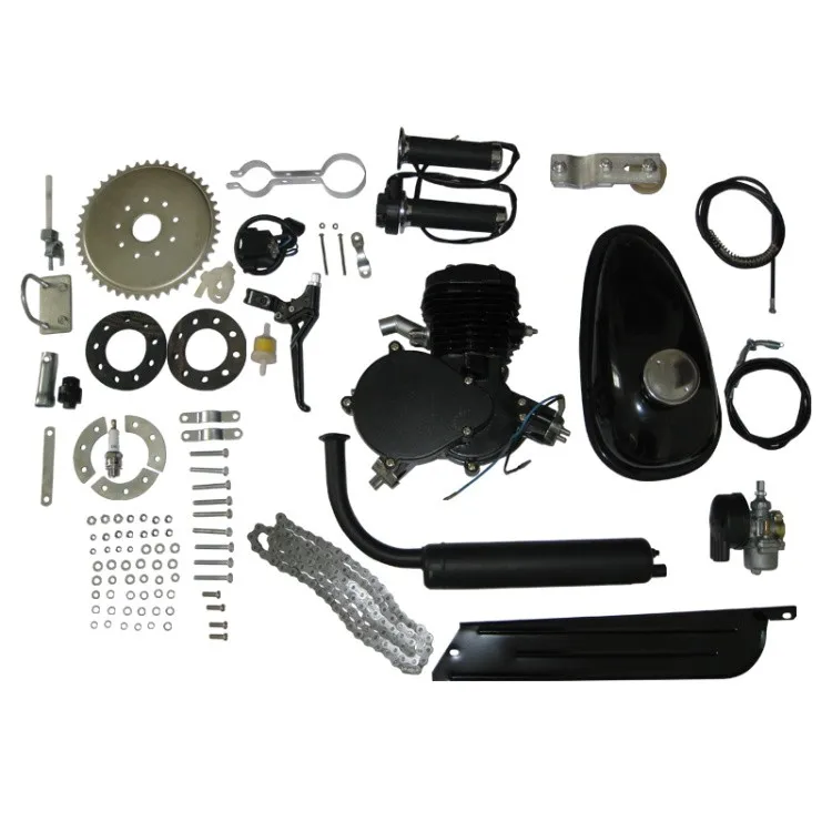 70cc 2 Stroke Engine Bike Kit For Motorized Bicycle Four 4 Cross ...