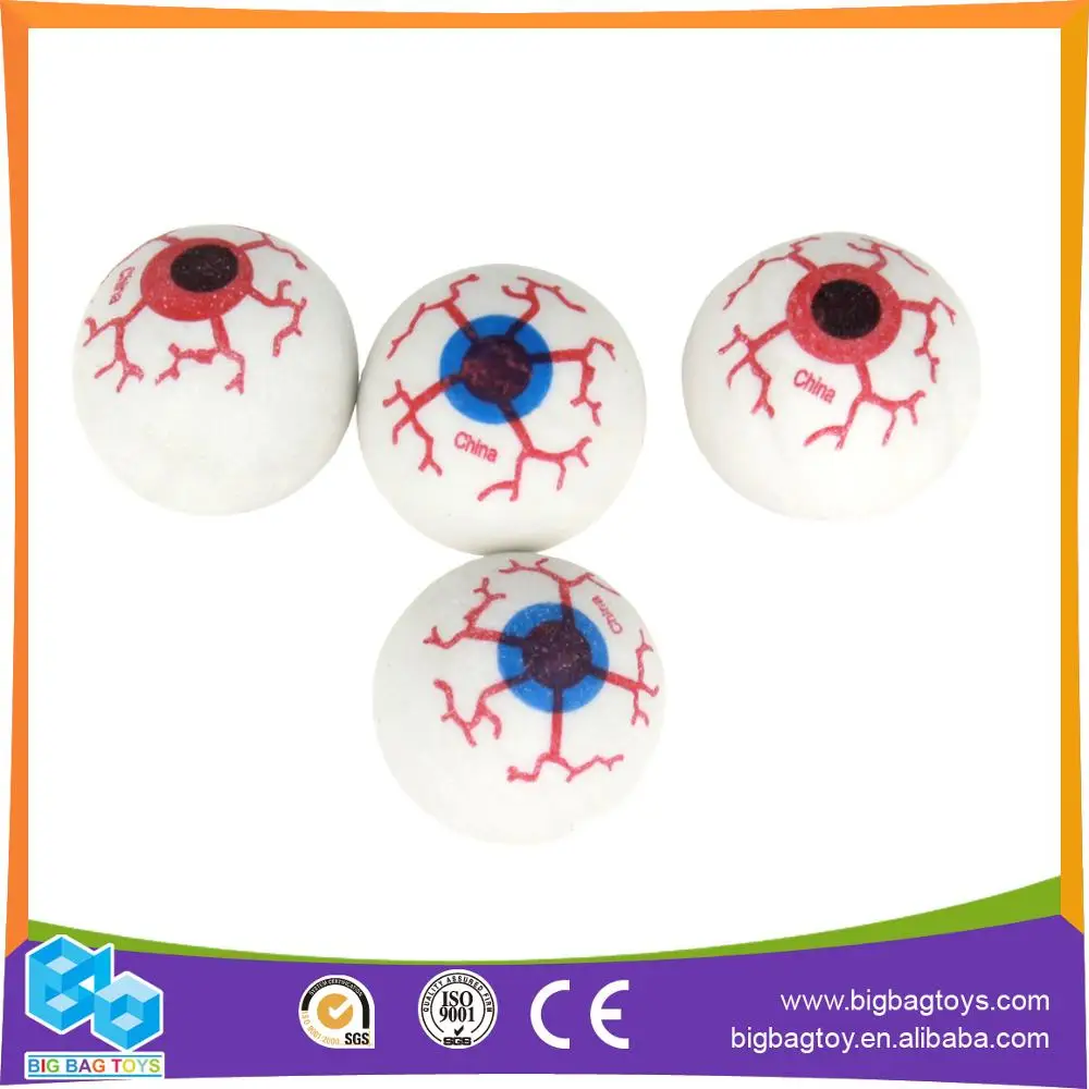 Hot Sale Halloween Rubber Bouncing Ball Toy Halloween Eyeball For Kids ...