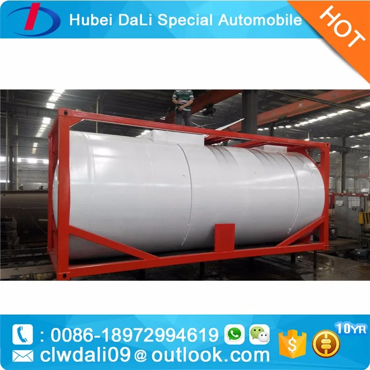 20ft Crude Coal Tar Transport Tank Container Motor Oil Base Oil 20ft ...