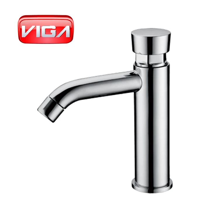 Auto Off Push Type Self-closing Brass Basin Faucet - Buy Brass Faucet ...