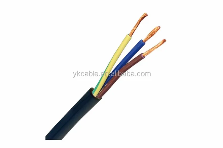 Ce Vde H05vv-f 3g1.0mm2 3g1.5mm2 Enameled Copper Automotive Wire Cable Wiring - Buy Cable Wiring ...
