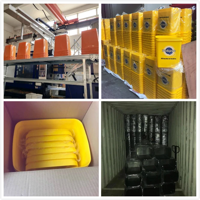 Wholesale Large 40lt 15kg Square Airtight Plastic Pet Dog Food Storage ...