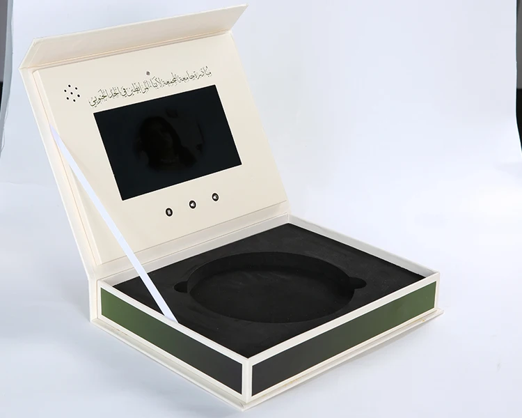 Professional Custom 7 Inch Lcd Screen Packaging Gift Boxes Video Box ...