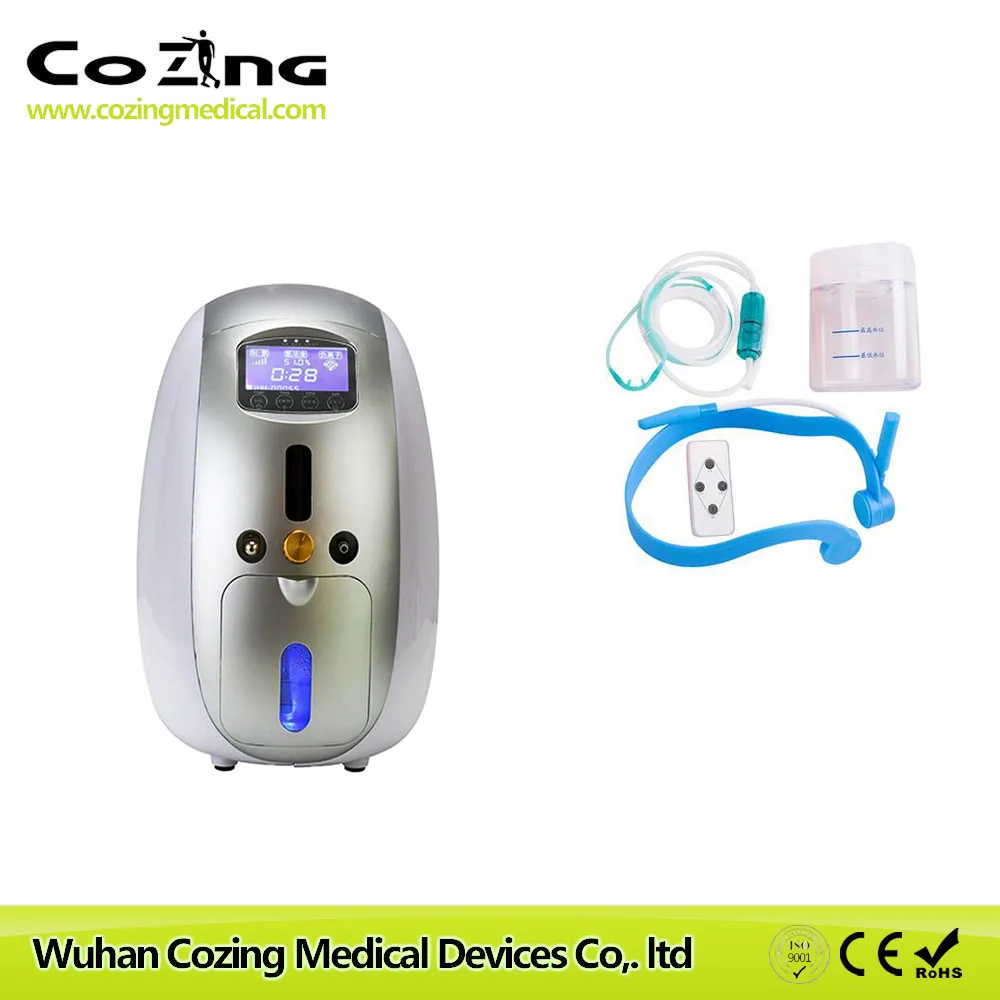 Portable O2 Continuous Flow Oxygen Concentrator Breathing Machine - Buy ...